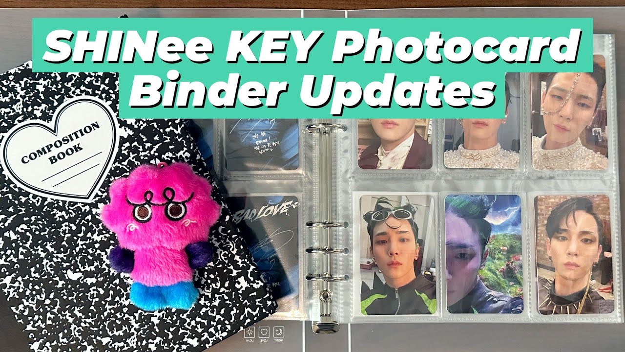 Moving KEY Solo Album Cards to Wide A5 Binder | Collection Updates #04 ...