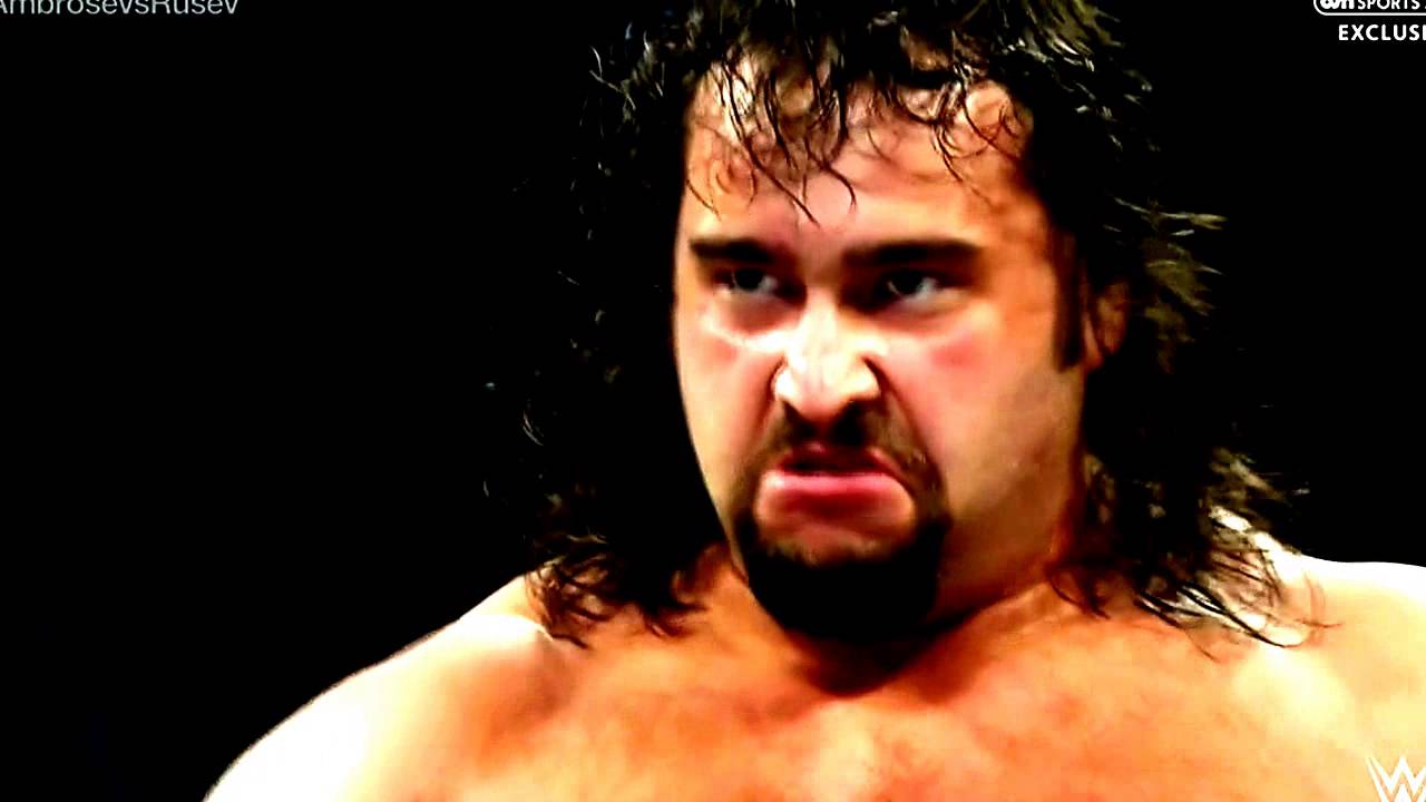 WWWE dean ambrose vs rusev - YouTube