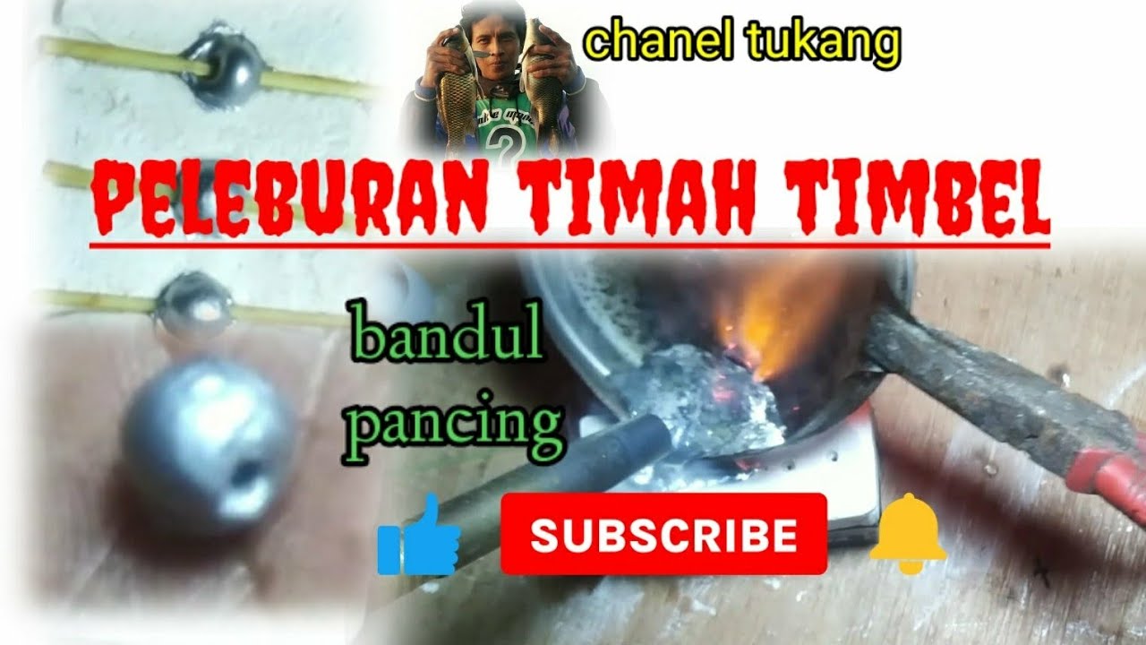 Tutorial cara membuat timbel pancing#bandul#timah#pancing - YouTube