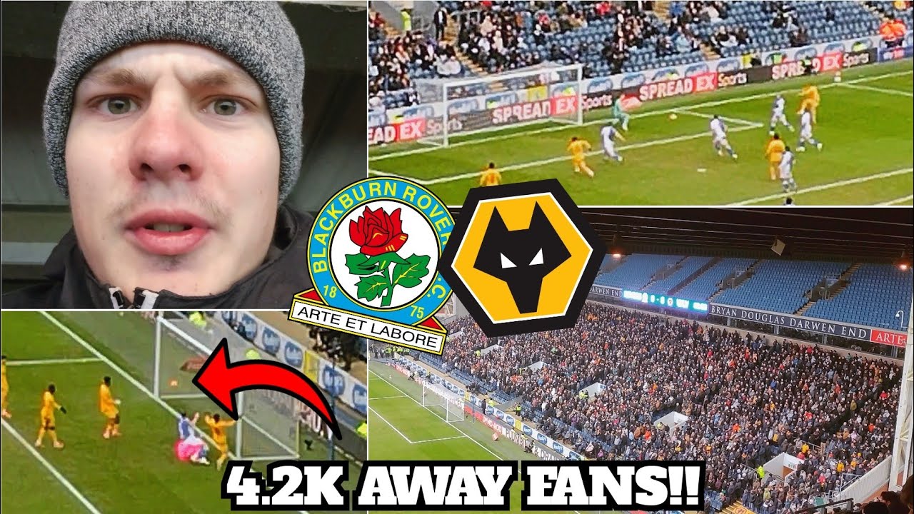CUNHA'S STRIKE, DISALLOWED GOAL + 4.2K AWAY FANS | Blackburn vs Wolves ...
