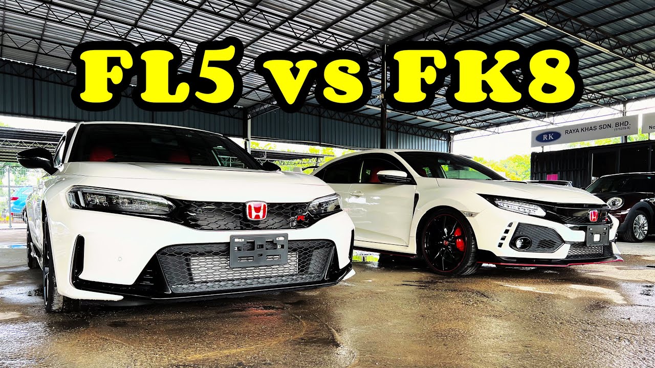 Civic Tyre R FL5 vs FK8 [HONDA] - YouTube