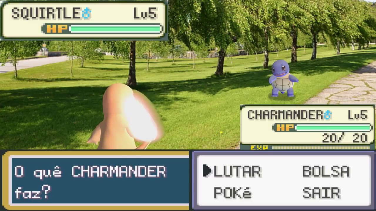 POKEMON FIRE RED REAL LIFE VIDA REAL - YouTube