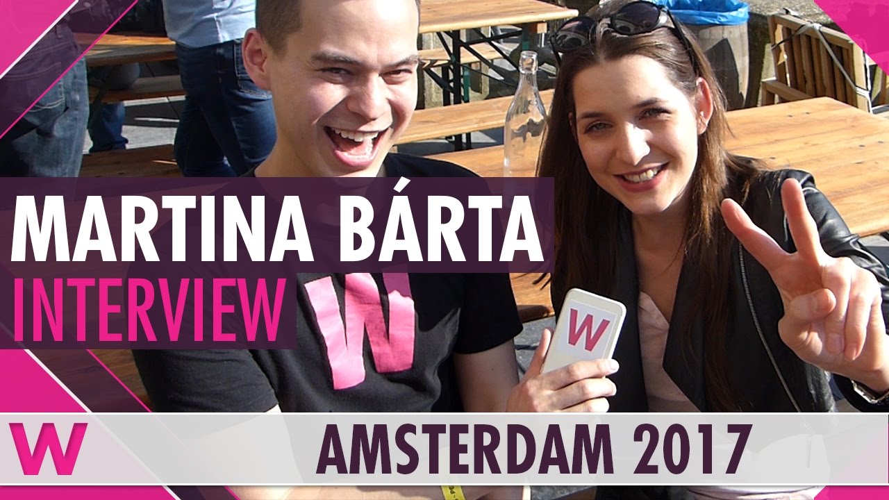 Martina Bárta (Czech Republic 2017) Interview | Eurovision in Concert ...