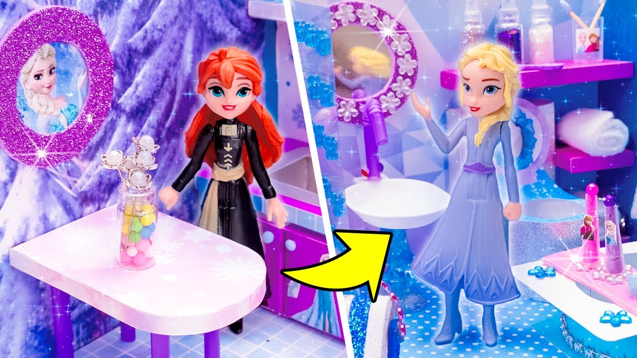 DIY Royal Frozen Home! Elsa & Anna Get a Brand-New Mansion ️👑 - YouTube