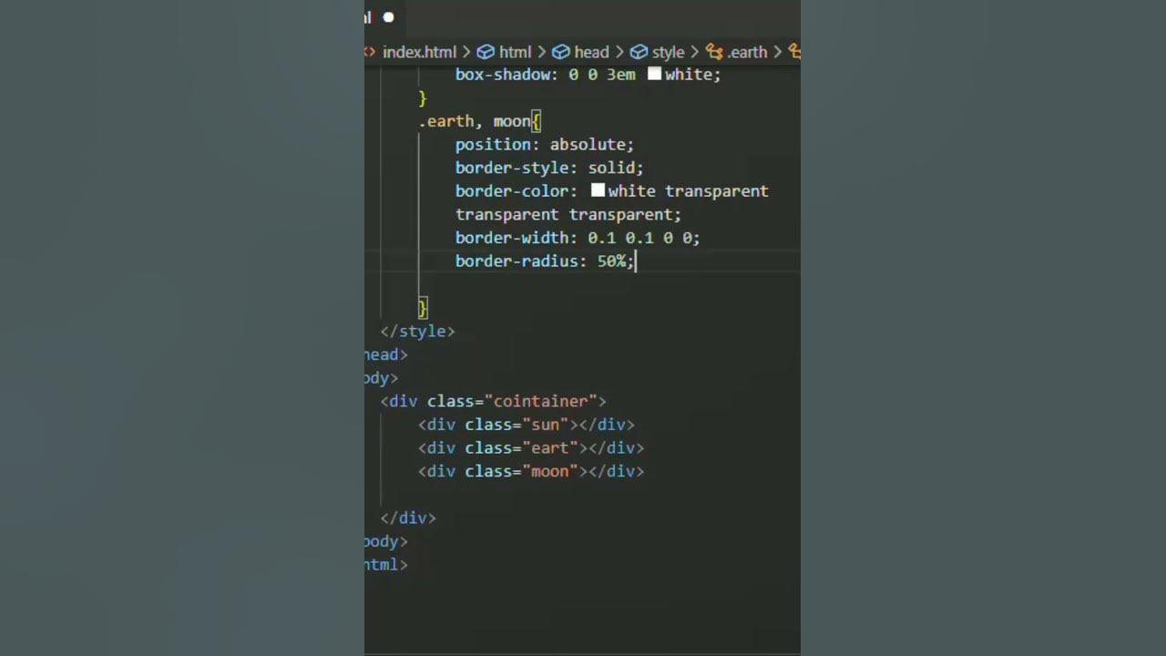 Solar System Html Css Youtube