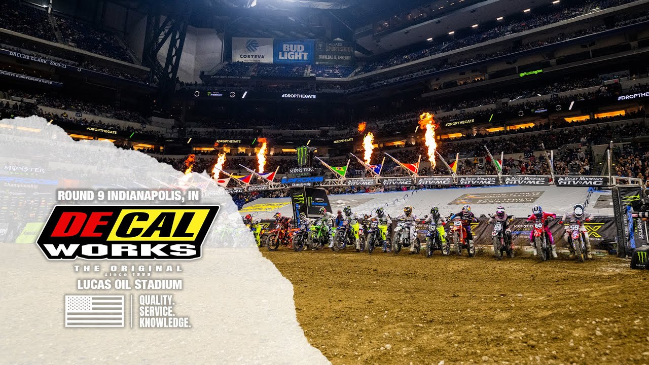 St. Jude Love Moto Stop Cancer Supercross from Indianapolis - YouTube