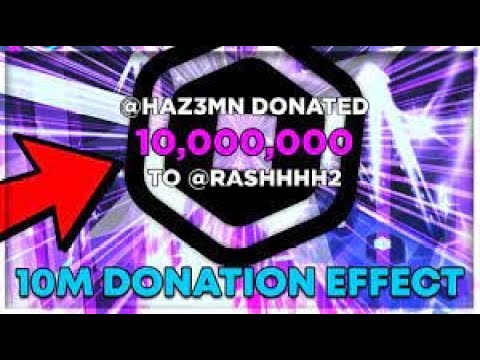 10M Robux Donation In Pls donate - YouTube
