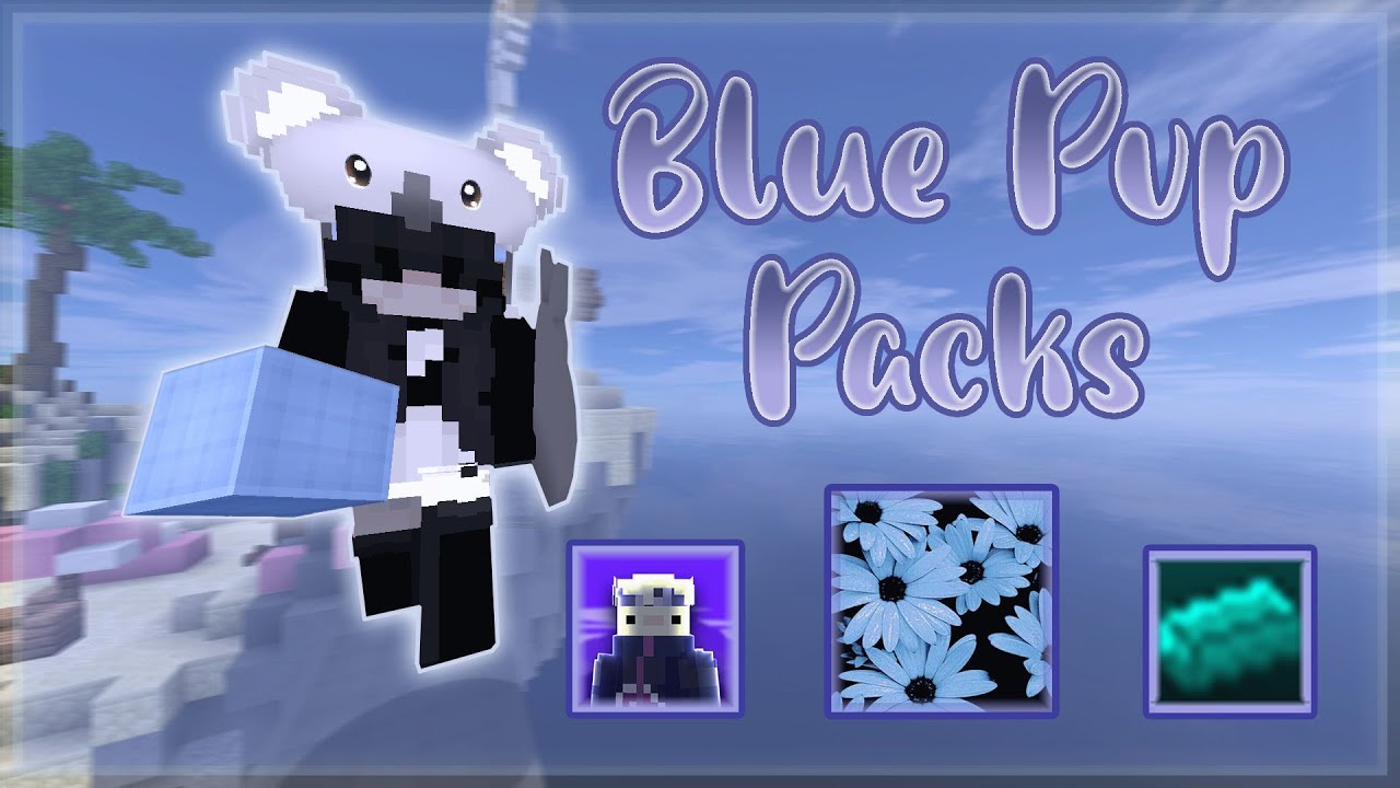 Blue Texture Packs | Solo Bedwars Commentary - YouTube