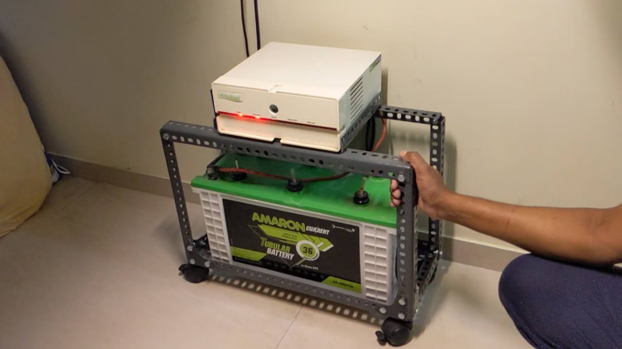UPS Inverter Battery Trolley - DIY இன்வெர்ட்டர் பேட்டரிக்கான தள்ளுவண்டி ...