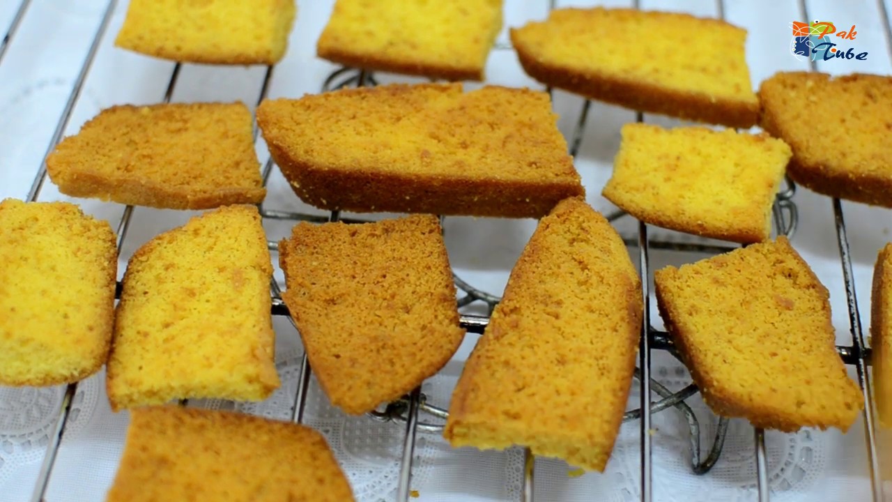 CAKE RUSK RECIPE - YouTube
