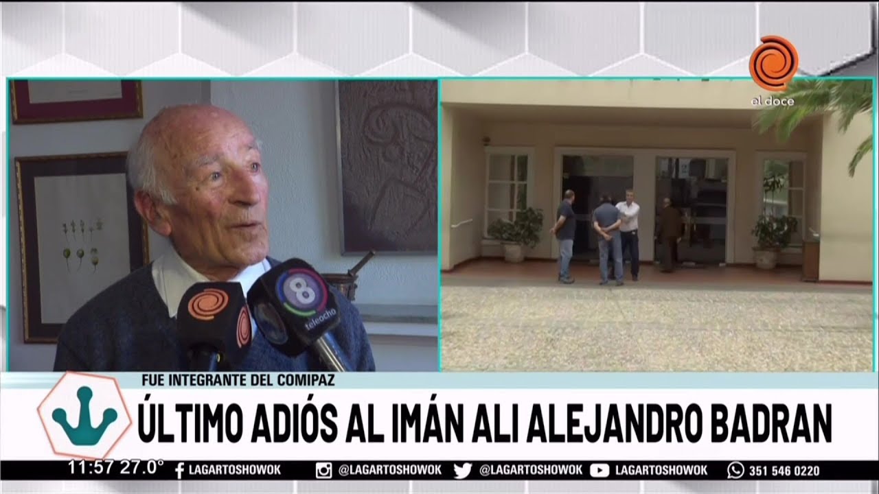 El último adios a Ali Alejandro Badran - YouTube