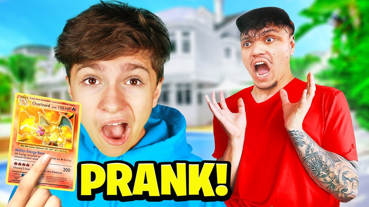 PRANKING FaZe Members With FAKE $200,000 POKEMON CARD!!! - YouTube