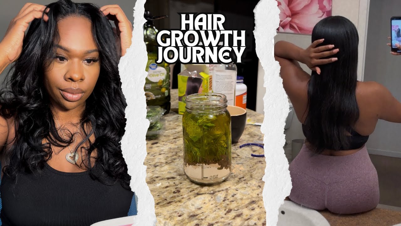 How to grow LONG THICK hair with herbal remedy AYURVEDIC hair oil ...