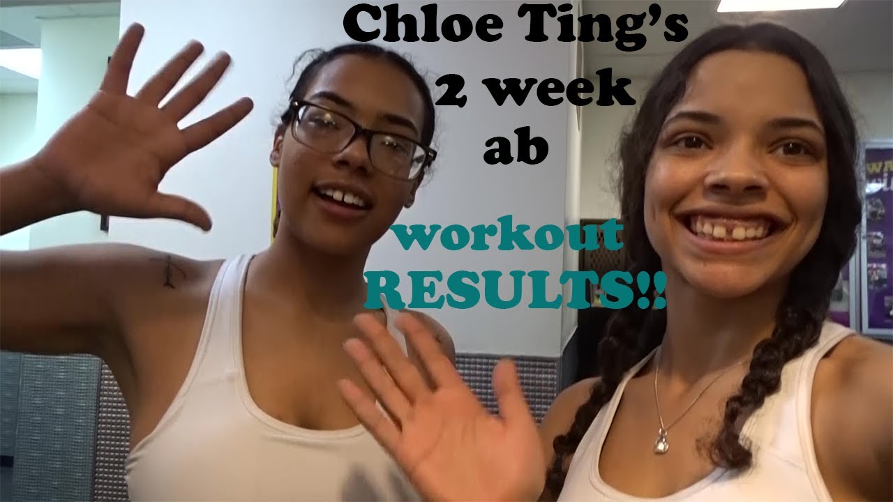 The results of Chloe Ting's 2 week ab workout - YouTube
