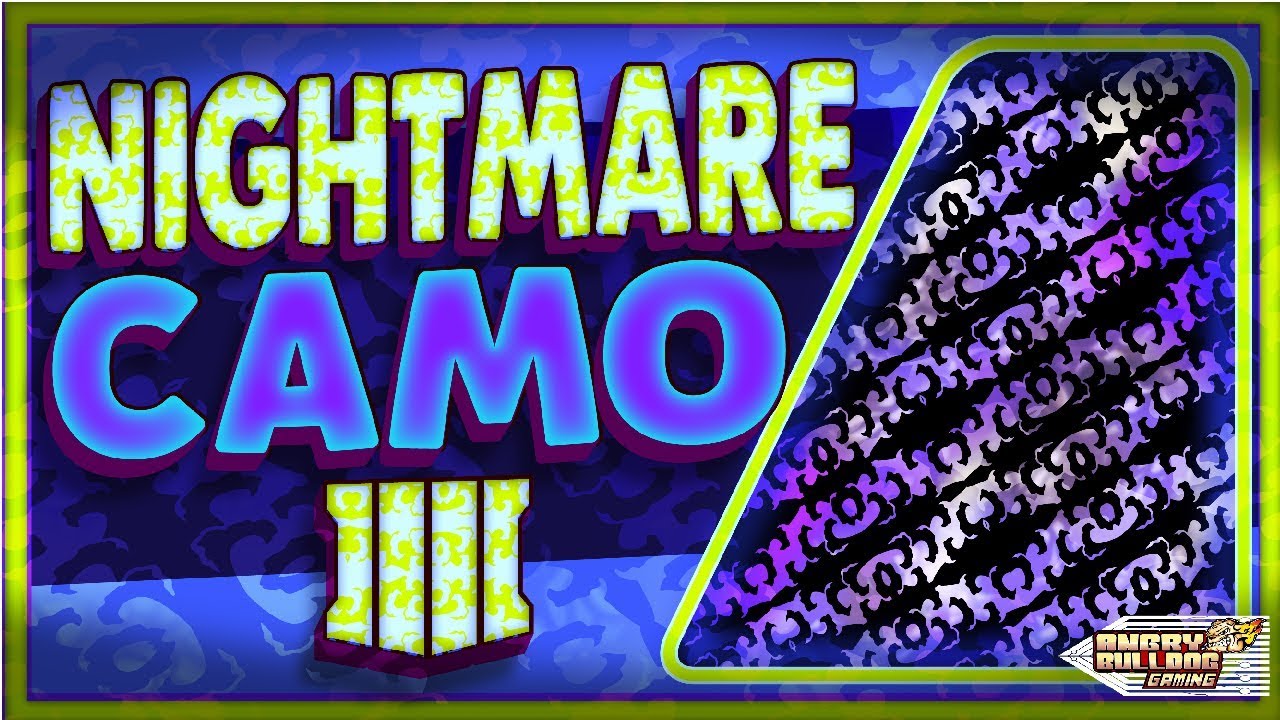 COD-BO4 NIGHTMARE CAMO TUTORIAL │PAINTJOBS │1080P - YouTube