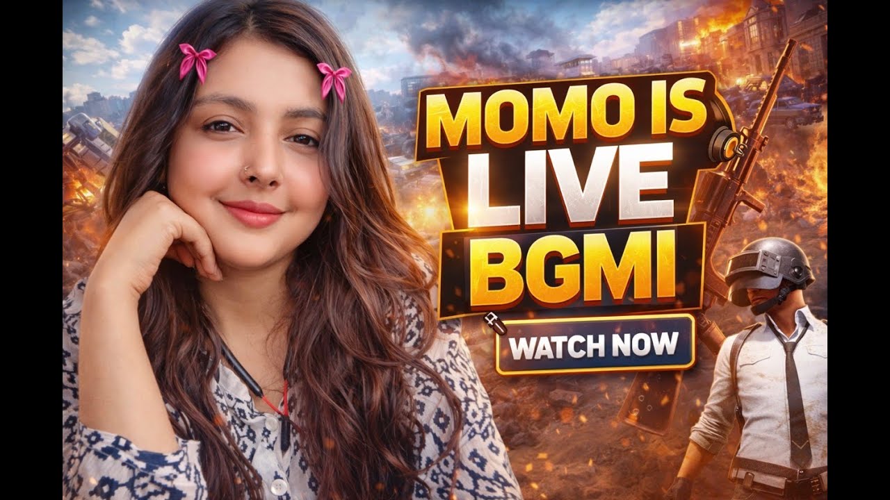 Momo is live Bgmi Op Moments😍 ️ 🔥 | Full Power Gameplay - YouTube