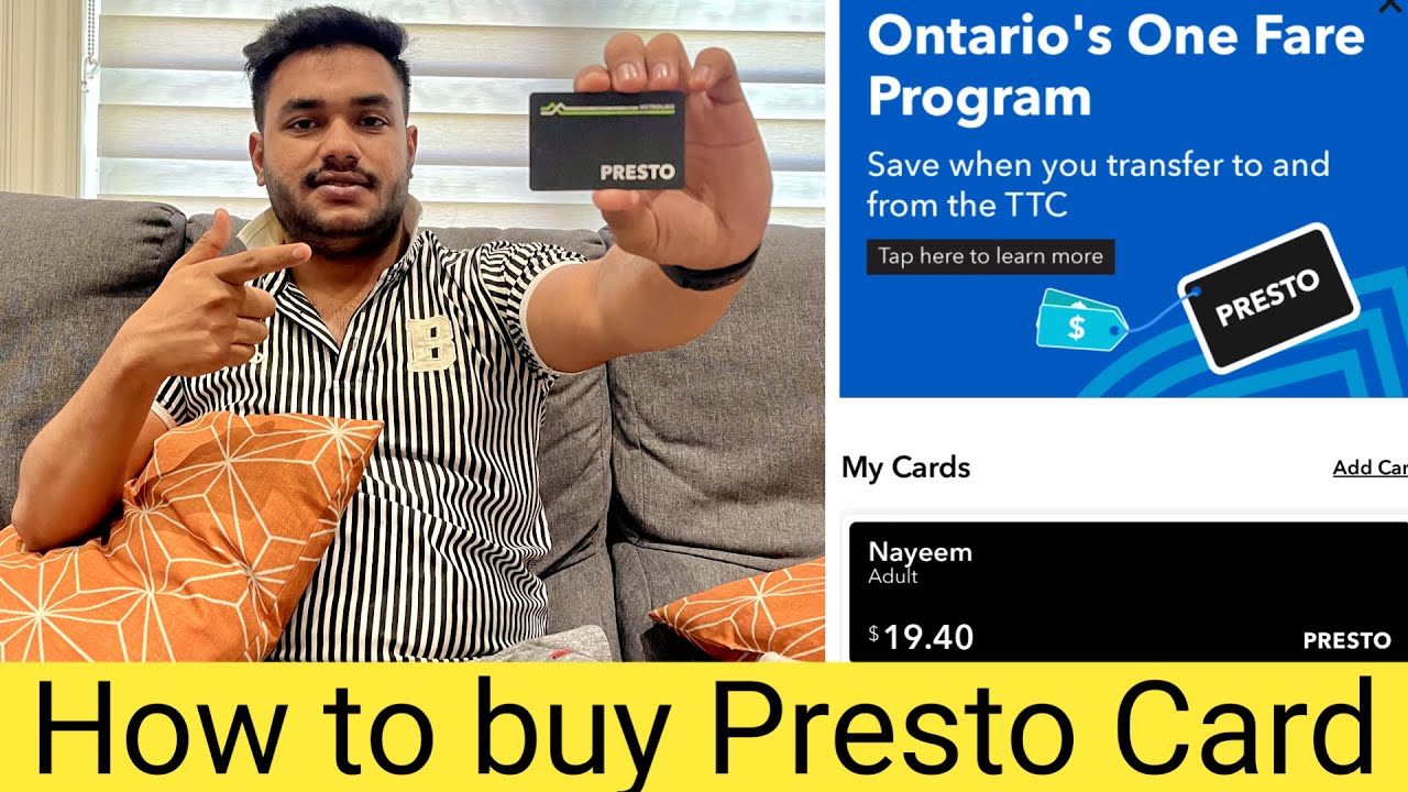 How To Purchase PRESTO Card TTC From Vending Machine🇨🇦কিভাবে বেন্ডিং ...