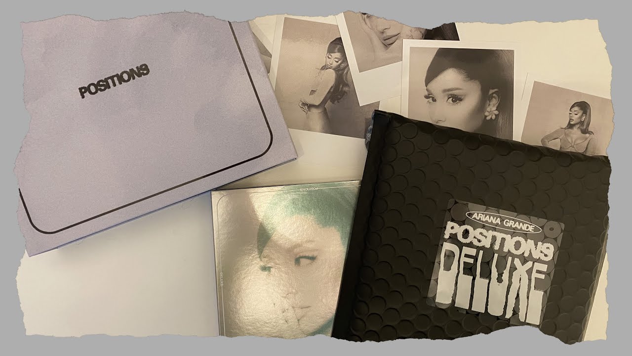 ˚ ༘ ⋆｡˚ ⁀ ariana grande - positions (deluxe) cd boxset | overview - YouTube
