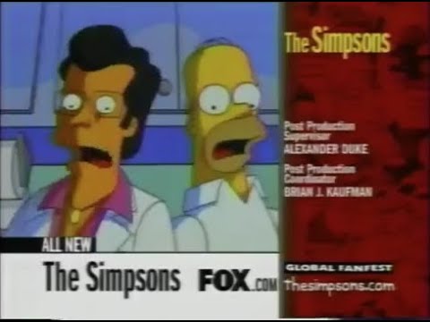 The Simpsons Fox Promo (2000): “Pygmoelian" (S11E16) (30 second) - YouTube