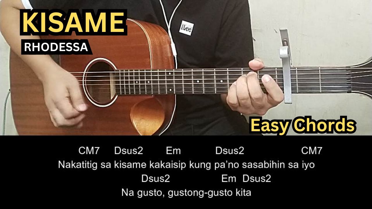 Kisame - Rhodessa | Guitar Tutorial | Guitar Chords - YouTube