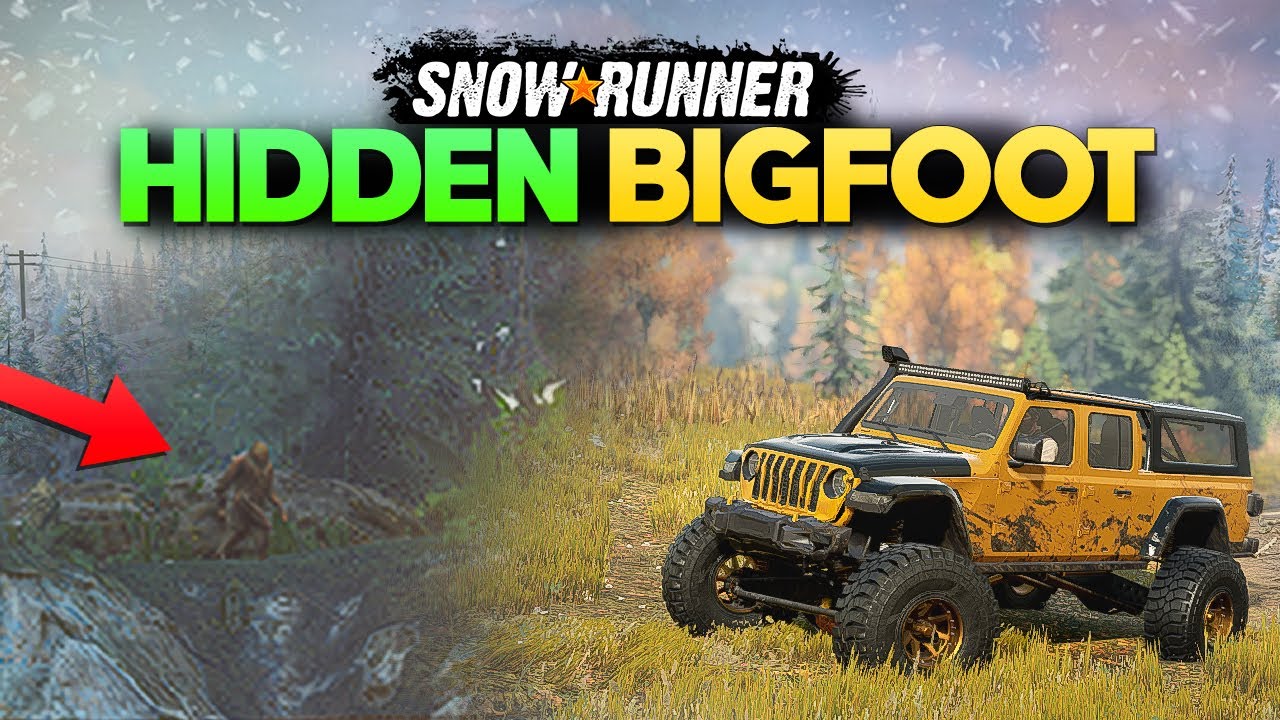 Hidden BIGFOOT in New Phase 3 Update Map SnowRunner You Need to Know ...