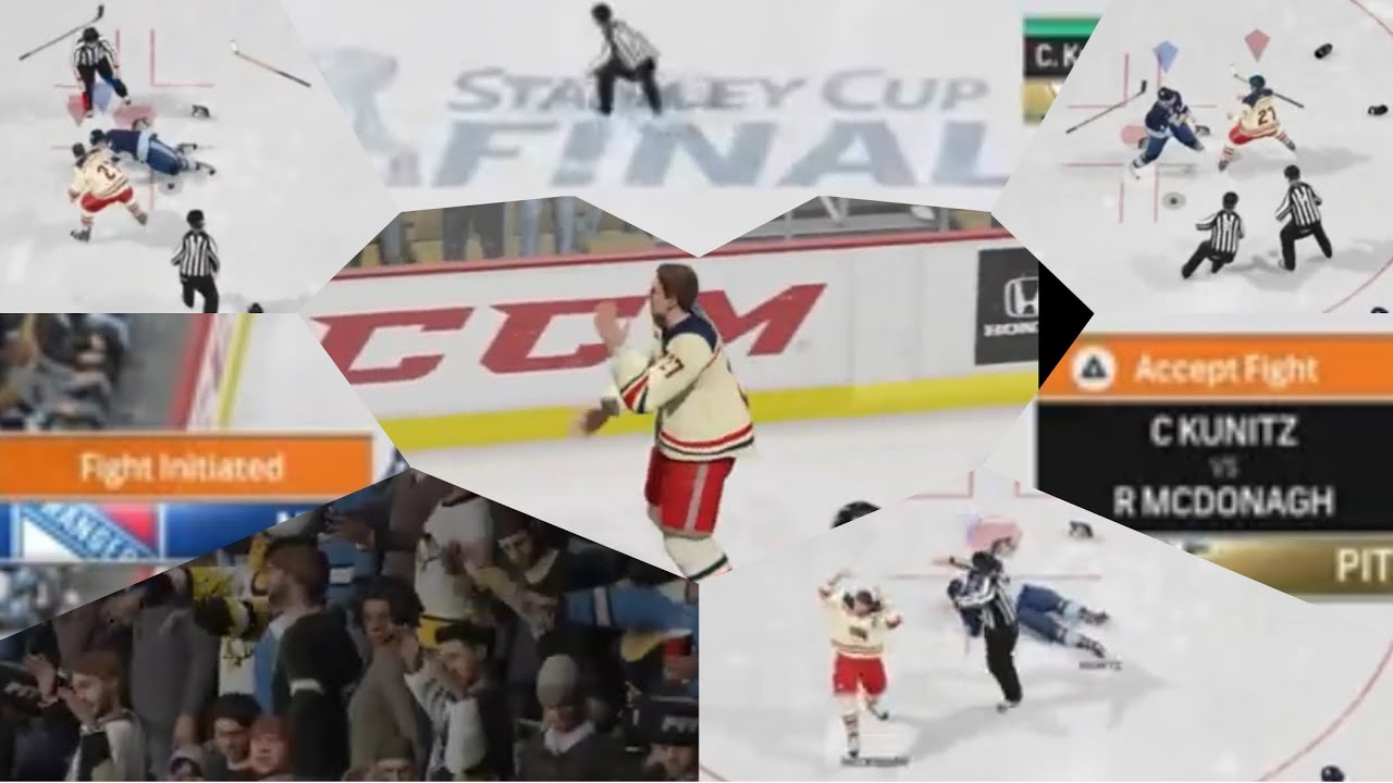 NHL 15 Fight (Stanley Cup Pitsburgh Penguins - New York Rangers) PS4 ...