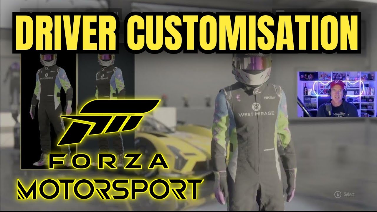 FORZA MOTORSPORT DRIVER CUSTOMISATION - YouTube