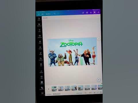 ZOOTOPIA animación en CANVA - YouTube