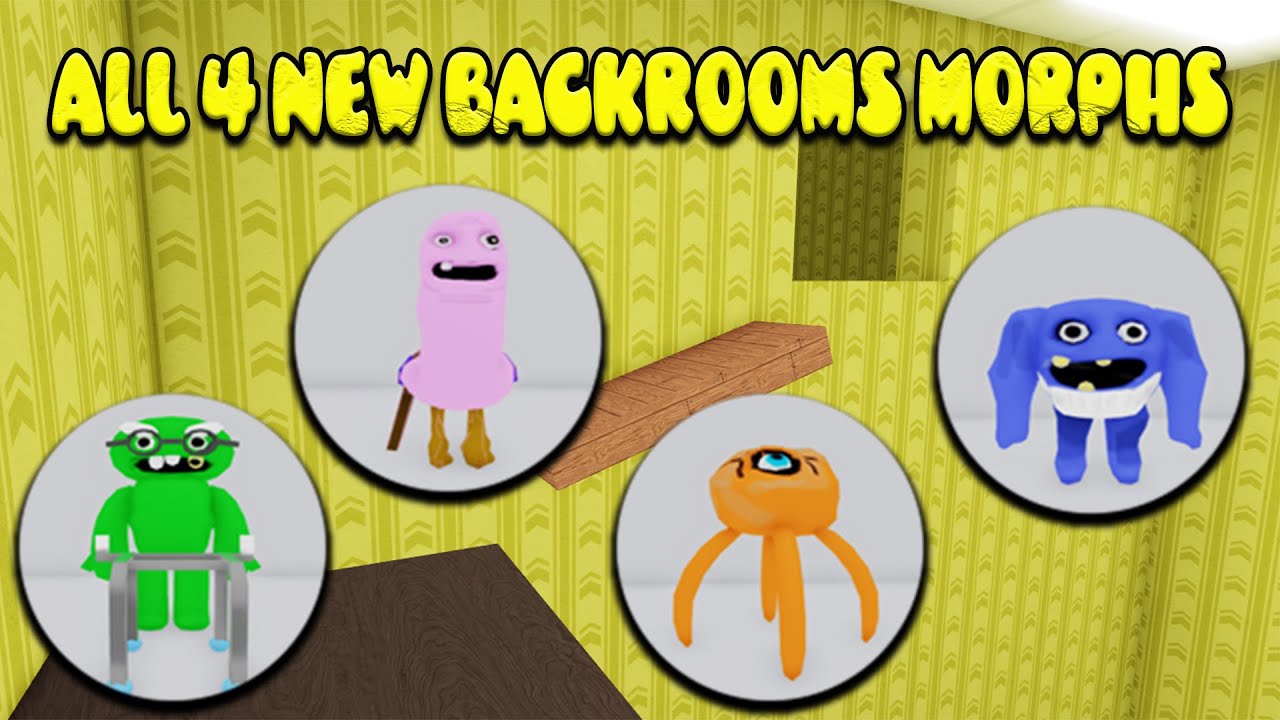 UPDATE - How To Get ALL 4 NEW MORPHS in Backrooms Morphs - ROBLOX - YouTube