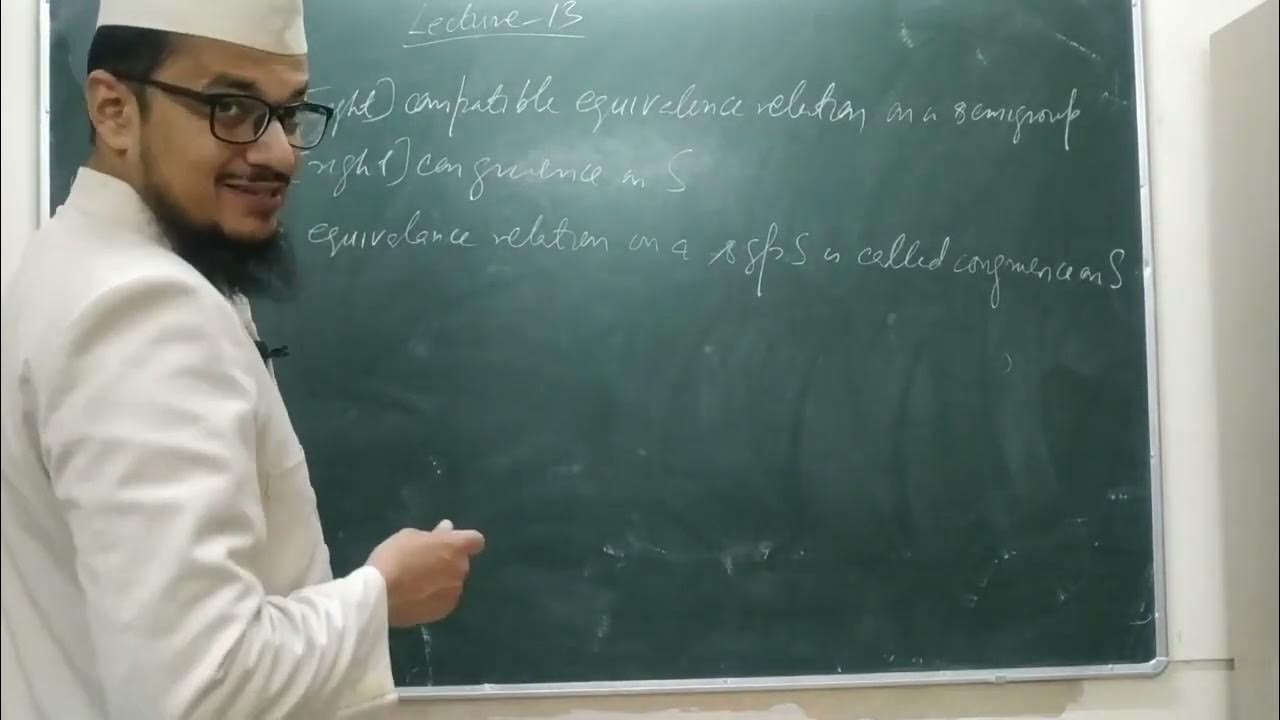 Semigroup theory lecture 13 first part - YouTube