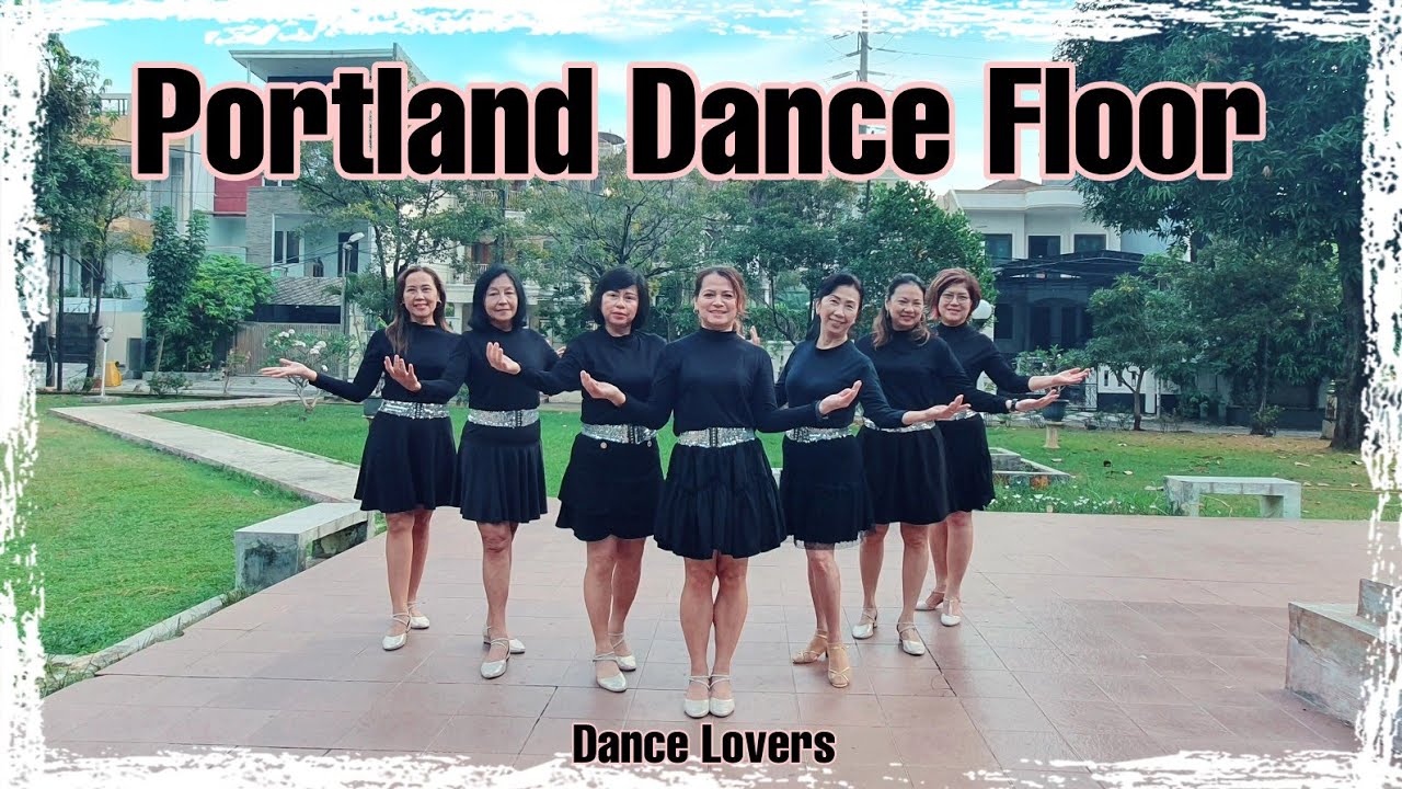 Portland Dance Floor Line Dance by 💃 Dance Lovers - YouTube