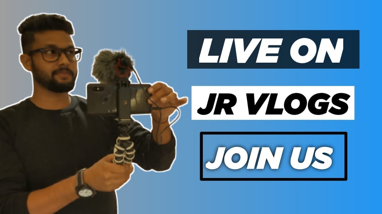 1st LIVE SESSION ON JR VLOGS | JOIN US | - YouTube