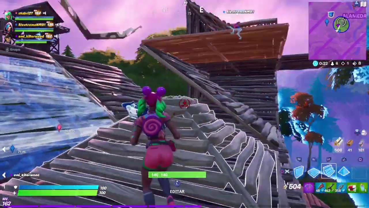 Fortnite con Alex y Emi - YouTube