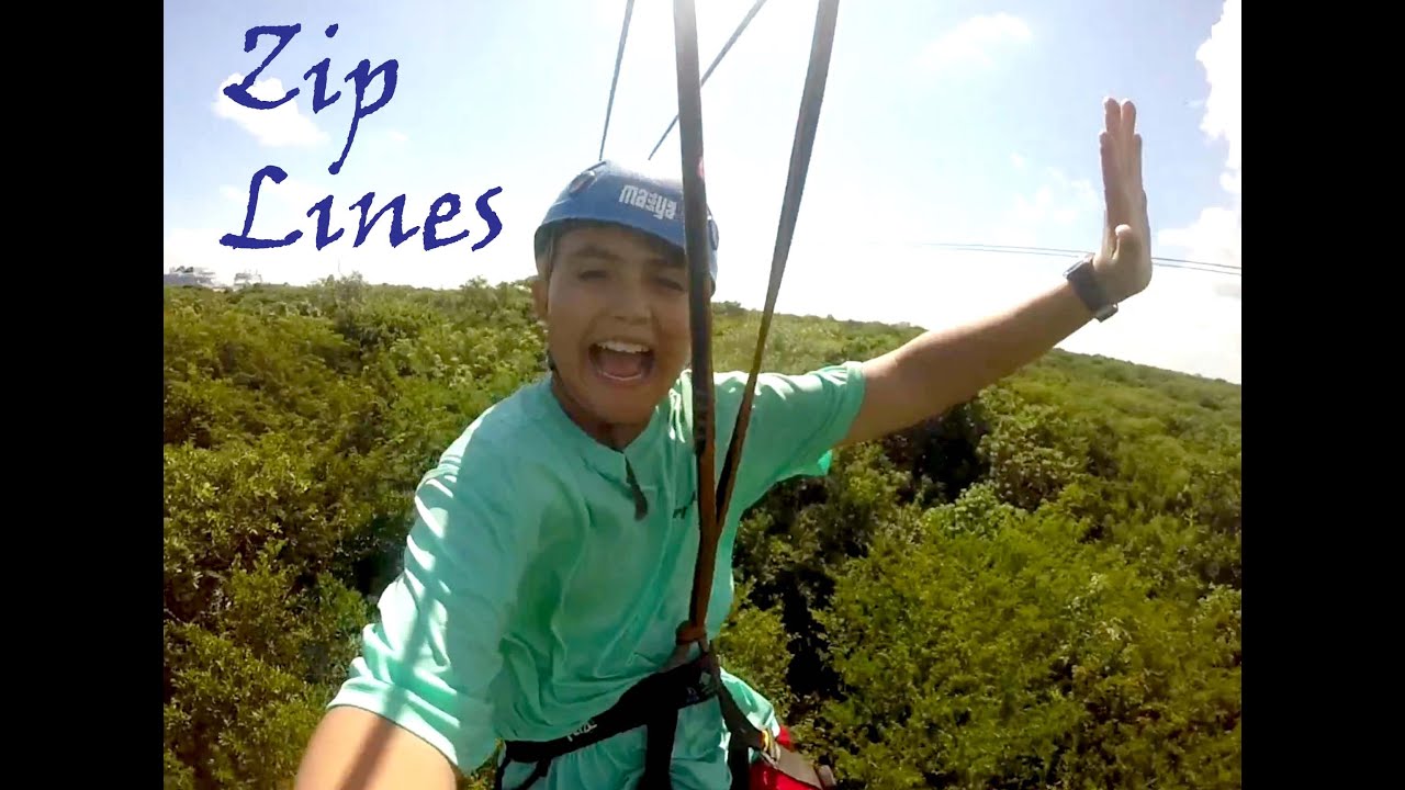 Zip Line Course in Costa Maya - YouTube