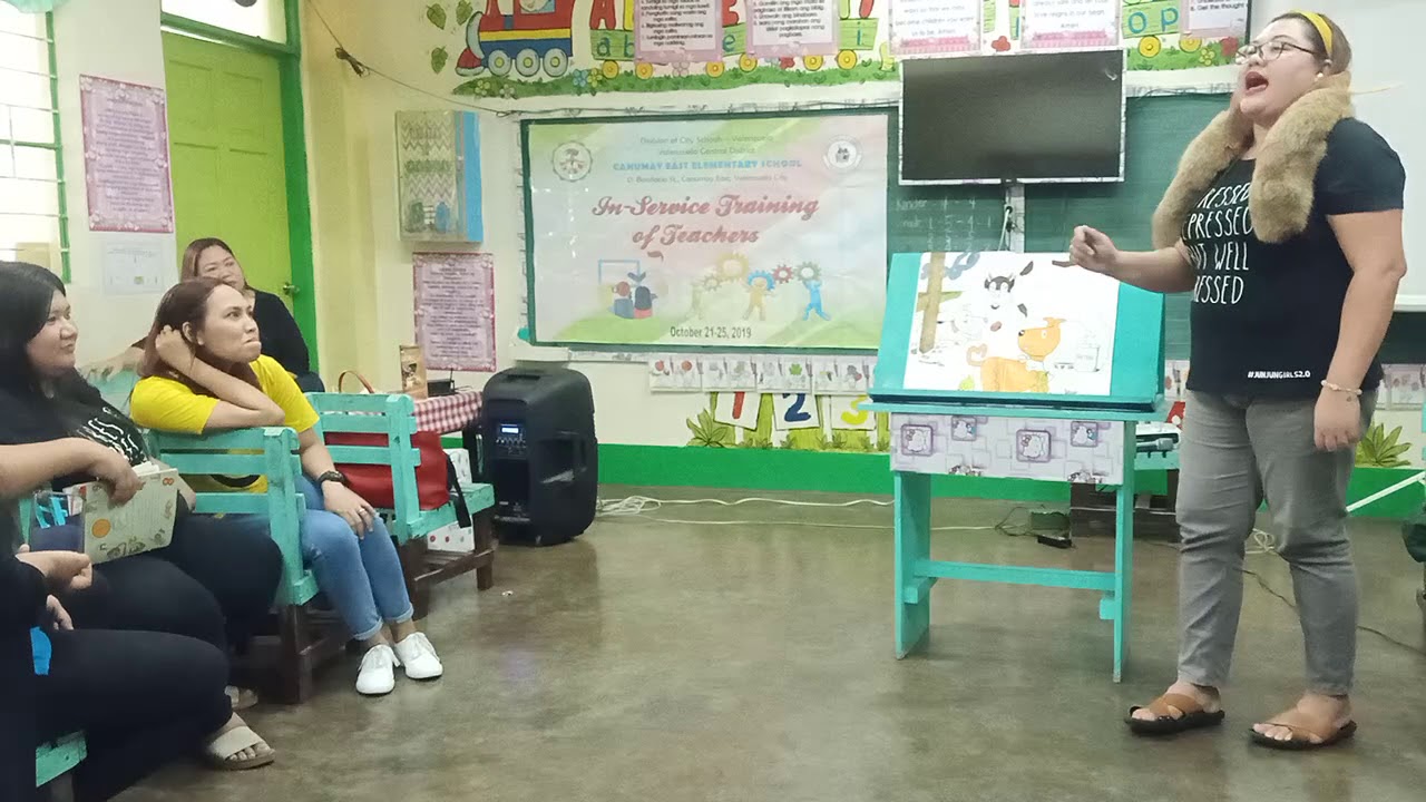 Masining na pagkukwento - kinder output - YouTube