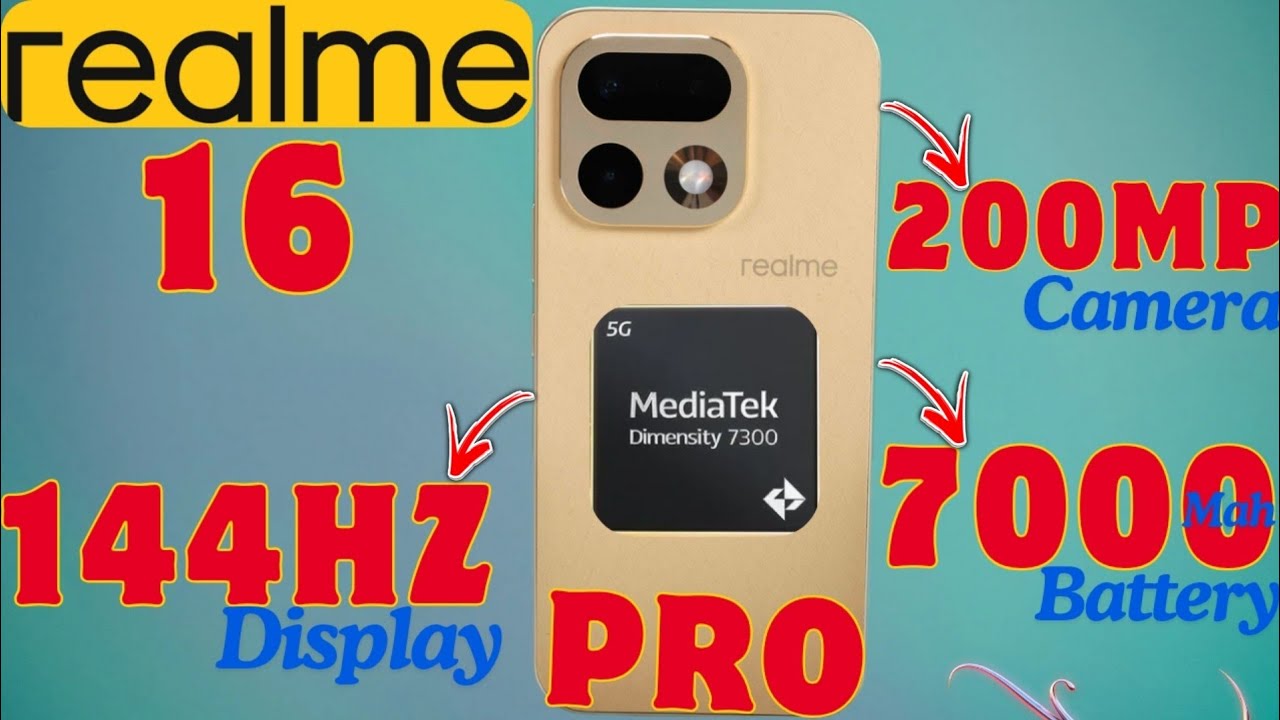 Realme 16 Pro Launched | Overpriced Phone | Dimensity 7300 Max | 200Mp ...