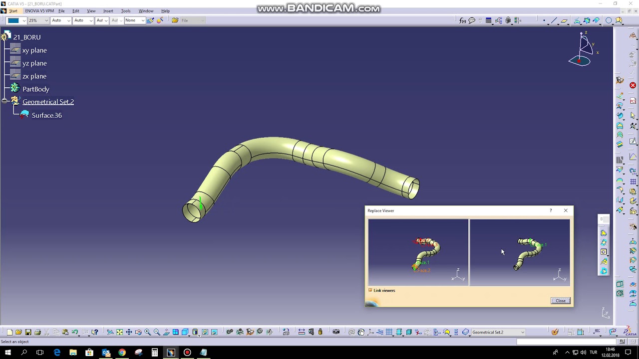 CATIA power copy uygulaması - YouTube