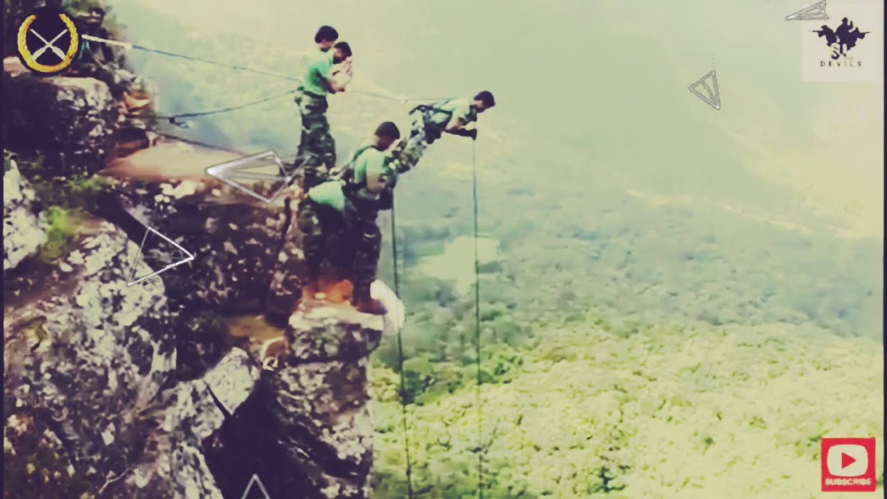 Hard training of sl commando regiment - YouTube