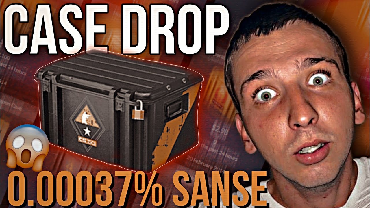 0,00037% CS:GO WEAPON CASE DROP - YouTube