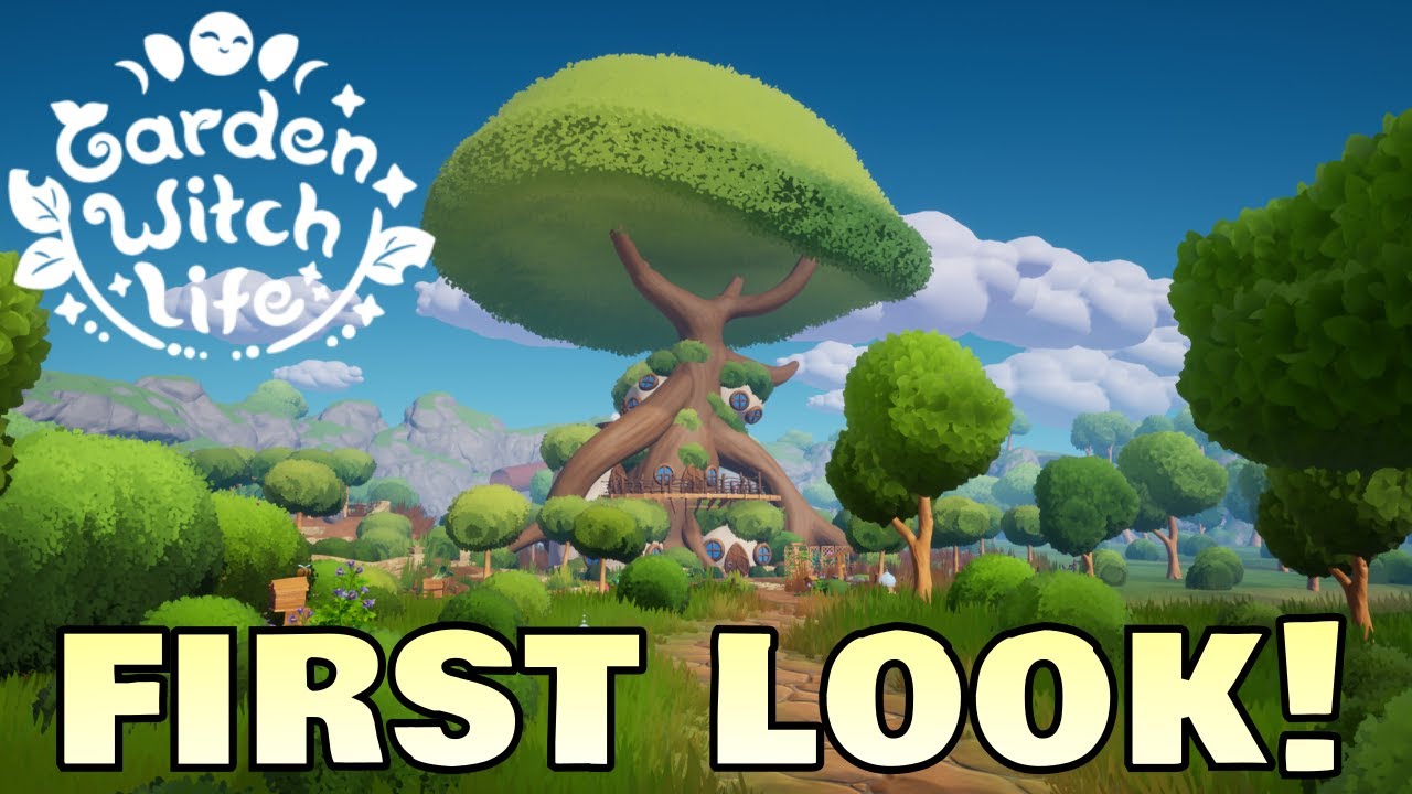 First Look at Garden Witch Life, a Cozy Witch Farming Sim! - YouTube