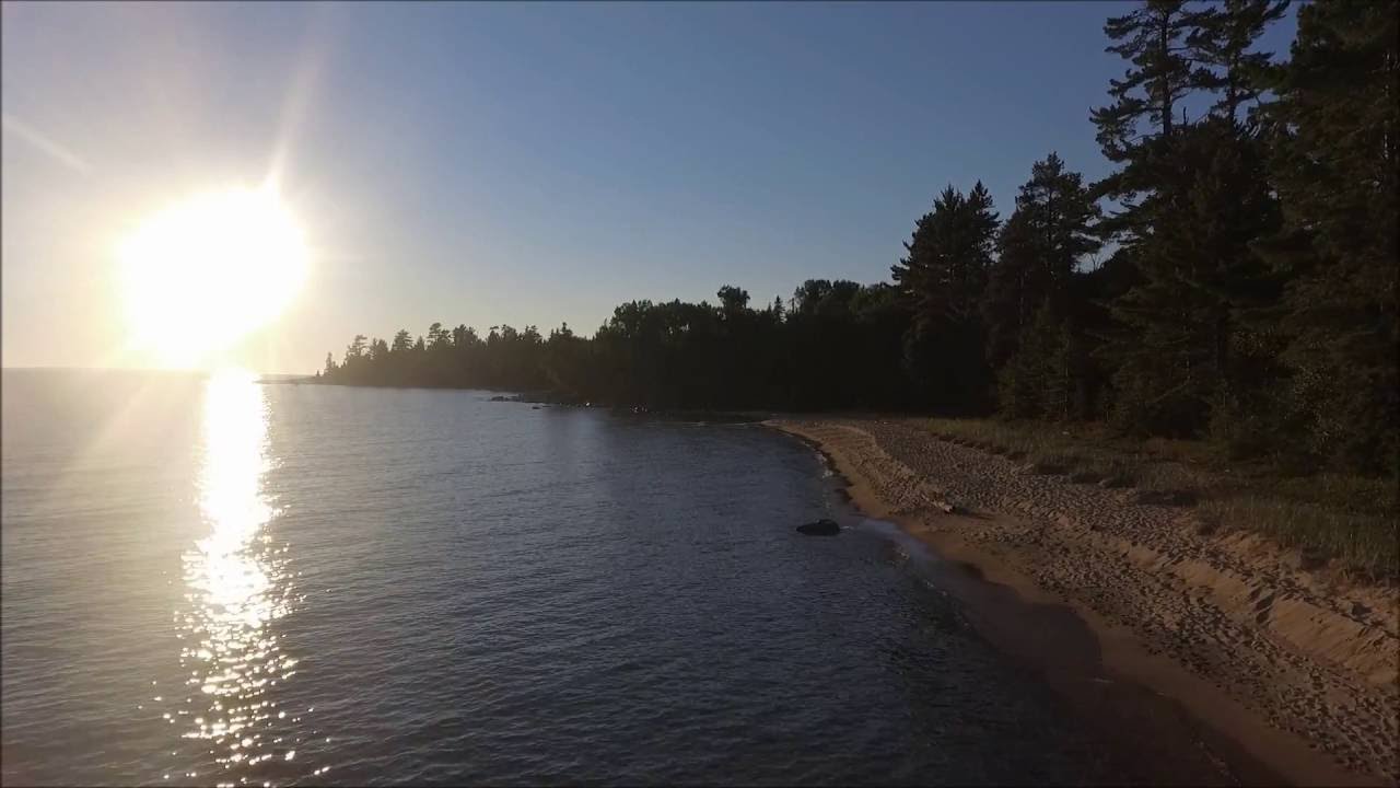 Beautiful Lake Superior at Sunset Video - YouTube