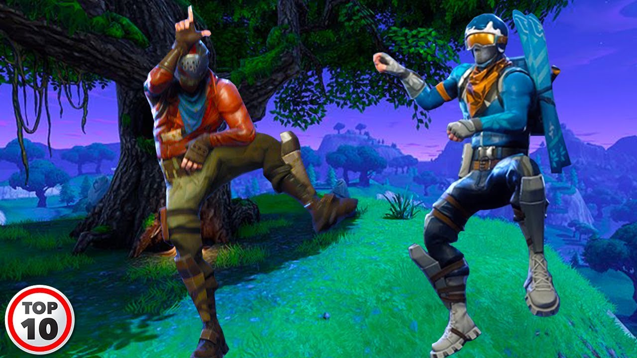 Top 10 Free Fortnite Dancing Emotes To Get - YouTube
