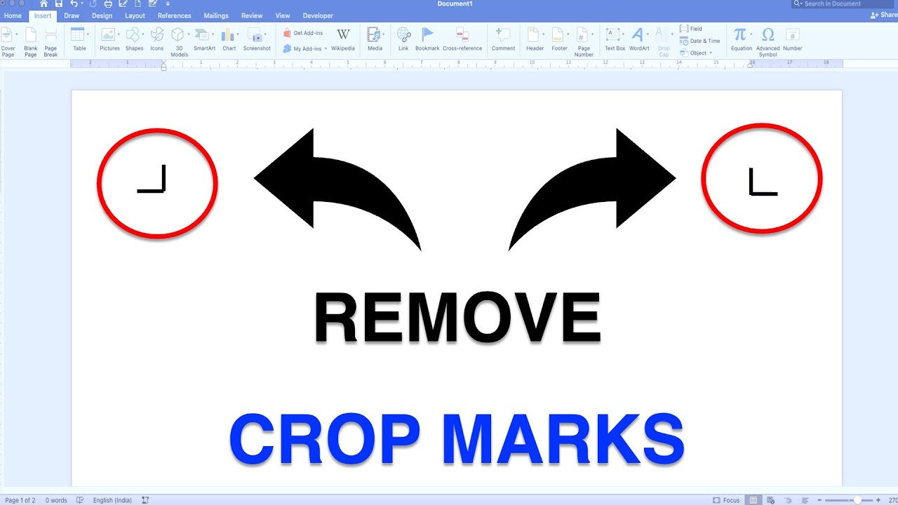 How To Remove Crop Marks In Word MAC YouTube How To Remove Crop Marks In Word MAC YouTube