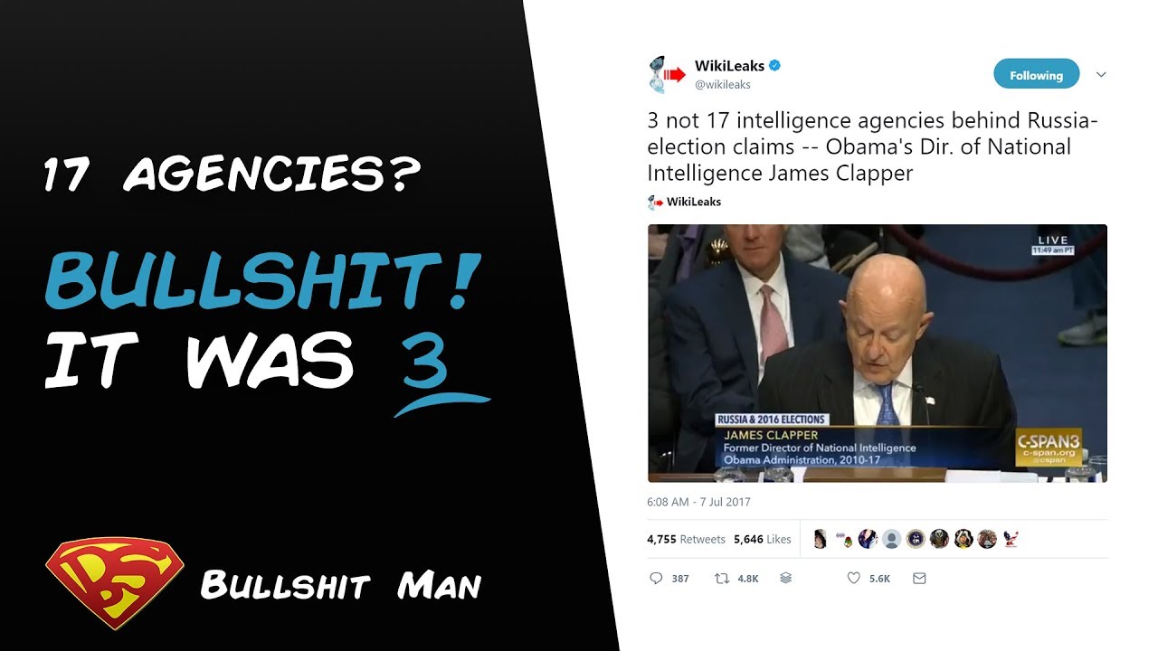 Debunking the "17 intelligence agencies" lie - YouTube