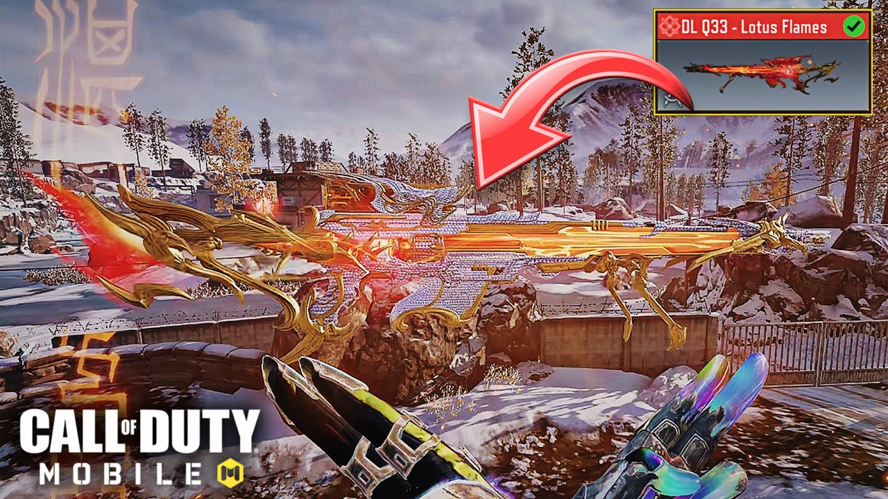 DLQ Lotus Flames - The Most Unique Sniper In COD MOBILE - YouTube