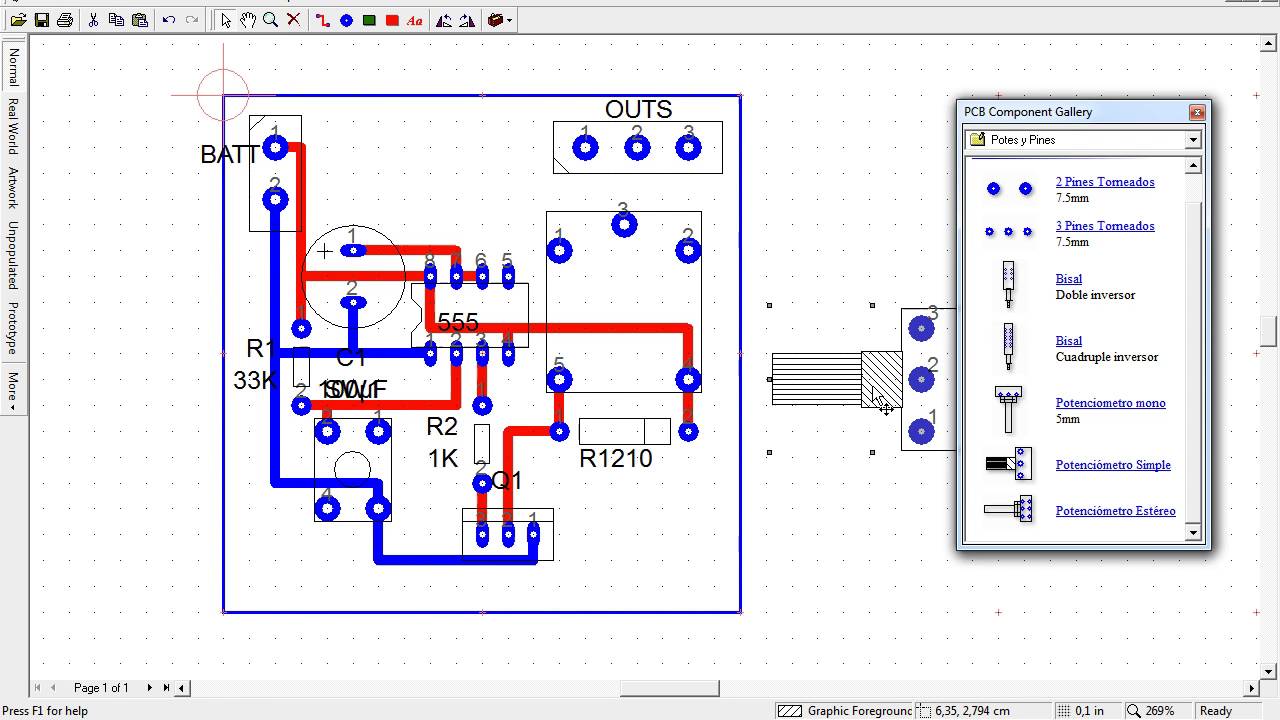 PCB Tutorial, Monoestable con Timer 555 - YouTube