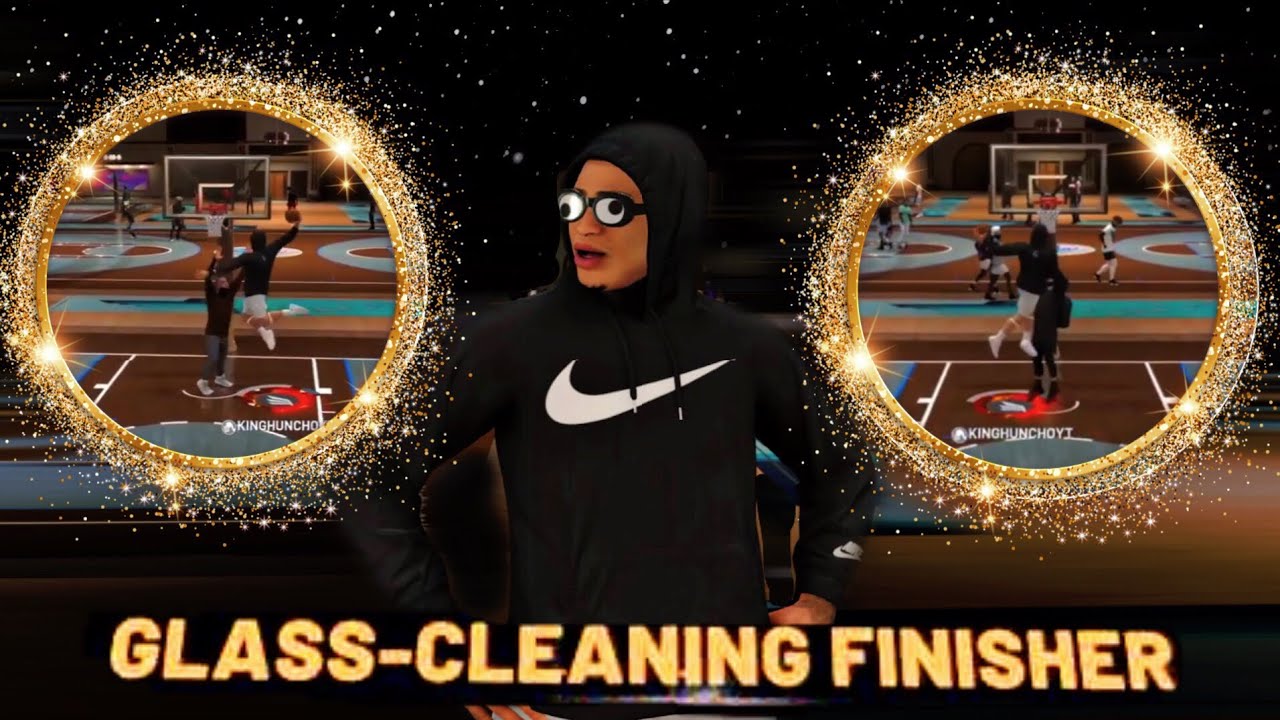 99 OVR GLASS CLEANING FINISHER DOMINATES THE STAGE 1V1 COURT on NBA 2k ...