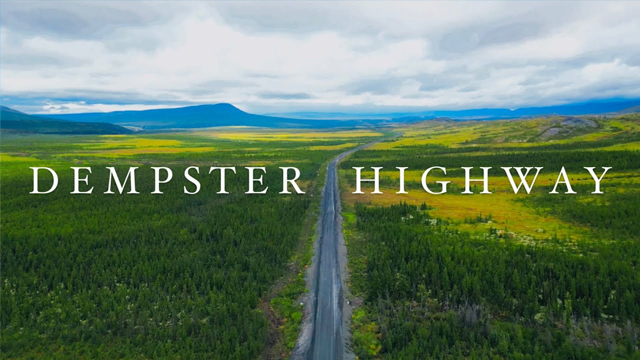 LANDSCAPE VIDEO - DEMPSTER HIGHWAY - AERIAL - YouTube
