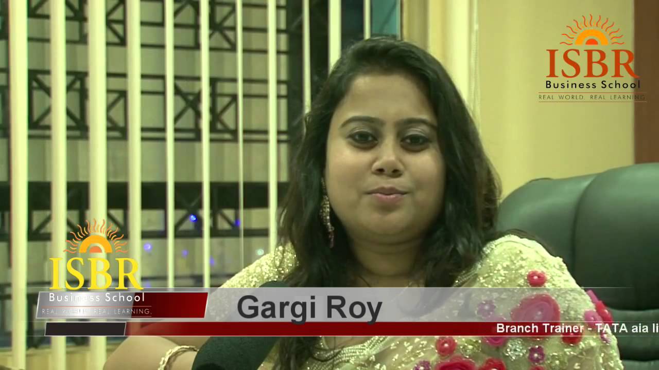 ISBR Bangalore Student Testimonial Gargi Roy - YouTube