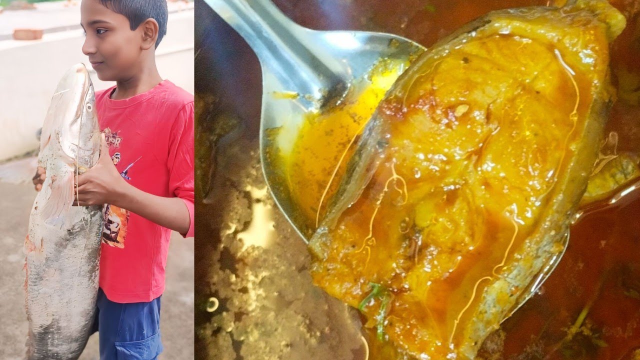 ఇంత పెద్ద వాలుగా చేపల పులుసు చేసానుడోయి /Big fish curry/fish curry ...